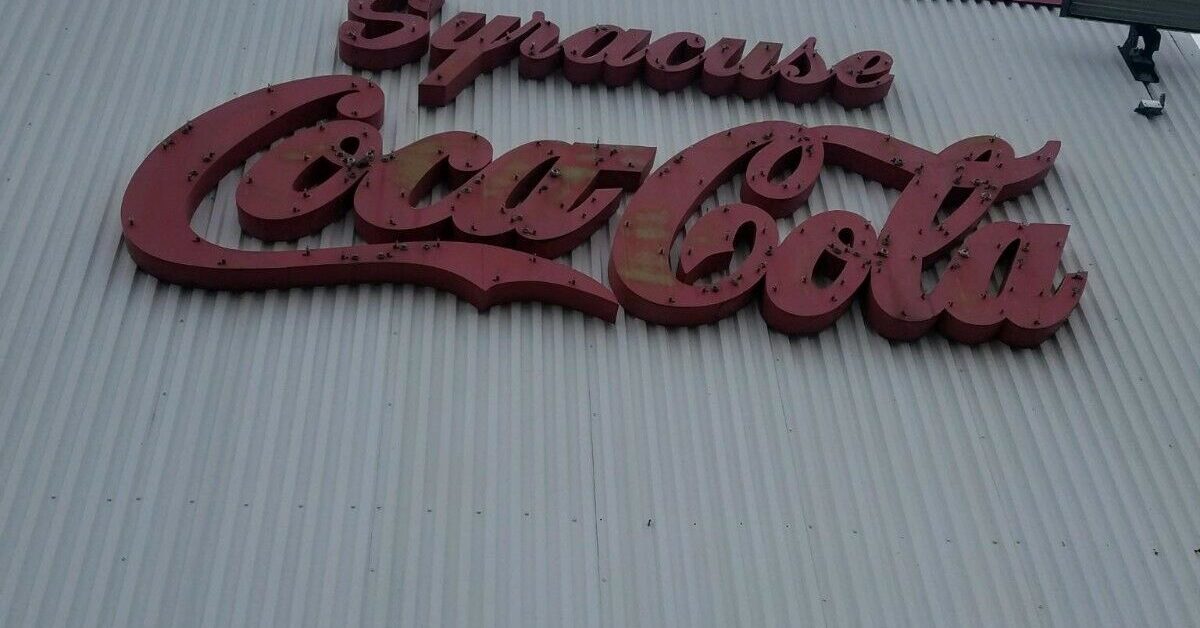 coca cola script letters1″SOLD” | Roadrelics buys and sells Old Vintage ...