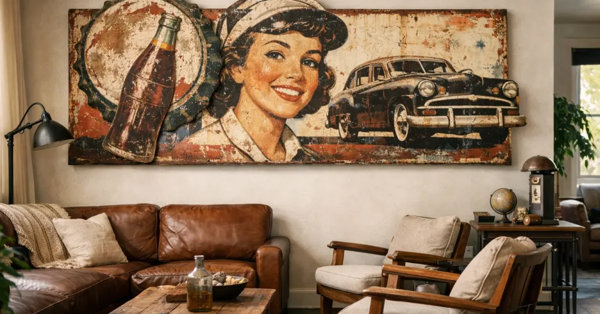 How to Display Large Vintage Signs Right | Roadrelics buys and sells ...